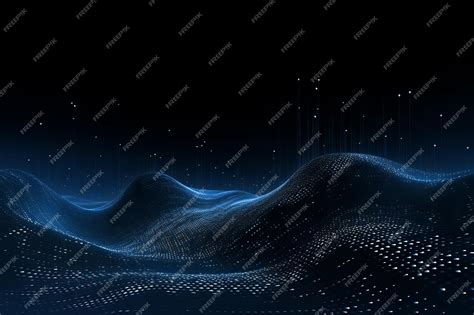 Premium Ai Image Sea Of Information Flowing Digital Data Stream Abstract Background Generative