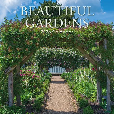 2026 Square Wall Calendar Beautiful Gardens Wholesale Stationery