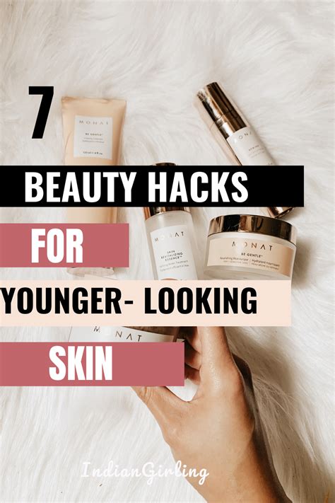 7 Beauty Hacks For Younger Looking Skin Artofit