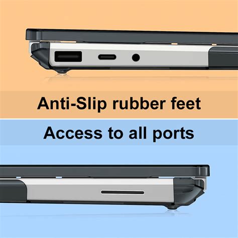 Glossy Hard Case For Microsoft Surface Laptop Go Black