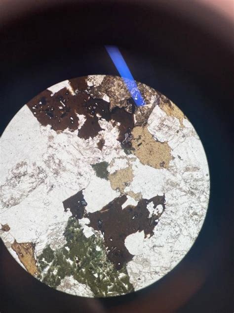 Solved Granitoid Rock Thin Section Image 1 Ppl Image 2 Chegg