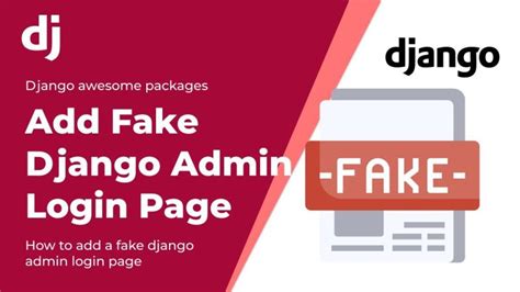 aashish kumar on linkedin 😍 how to add a fake django admin login page