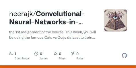 GitHub Neerajk Convolutional Neural Networks In TensorFlow The St Assignment Of The Course