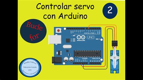 Control básico de servomotor utilizando bucles en Arduino parte 2 - YouTube