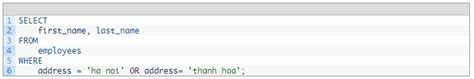 Toán Tử And Và Or Trong Mysql Vietpro