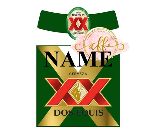 Custom Dos XX Beer Label Cerveza Cadeau Pour Lui Pour Toute Occasion