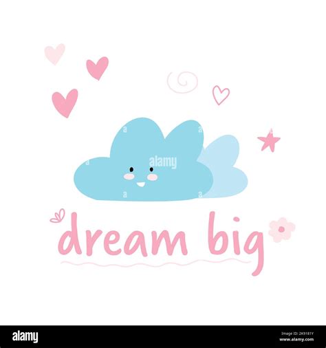 Cute Card Sweet Dreams Good Night Dream Big Stock Vector Image And Art