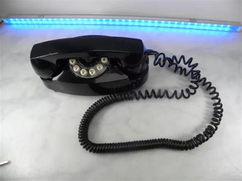 Black Princess Push Button Retro Style Phone Landline Hotel Style Call