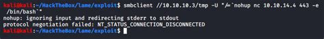 Hackthebox Lame Writeup Wo Metasploit Welcome To Noobsec