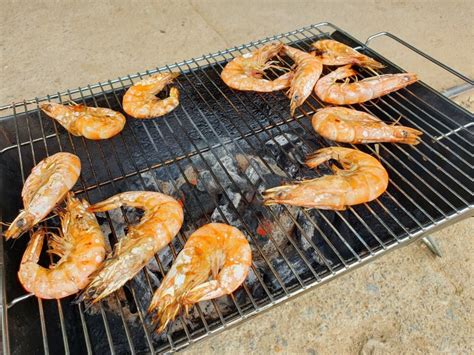 바베큐 파티 새우 숯불 구이 캠핑 요리 메뉴 네이버 블로그