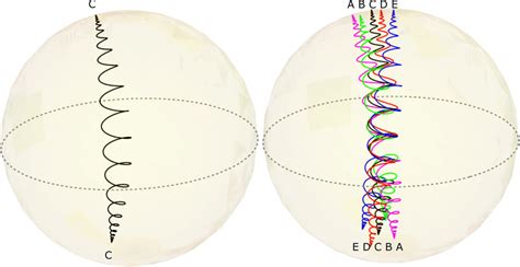 Left A Single Integral Curve Of A Uniform Distortion Field N In Download Scientific Diagram