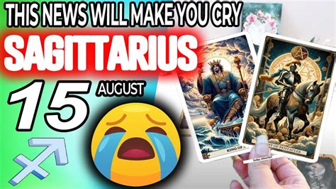 Sagittarius ♐ 🔞this News Will Make You Cry😭🆘 Horoscope For Today August
