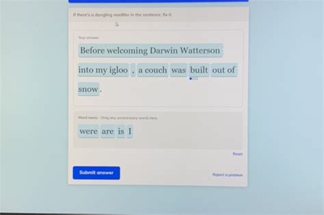 If Theres A Dangling Modifier In The Sentence Studyx