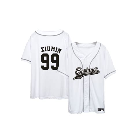 Exo T เสื้อผู้หญิงเบสบอล Tshirt เสื้อแขนสั้น 2019 เสื้อผ้าสไตล์ใหม่