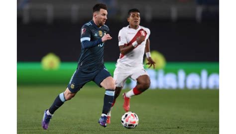 Maglia Gara Messi Argentina Peru 2021 CharityStars
