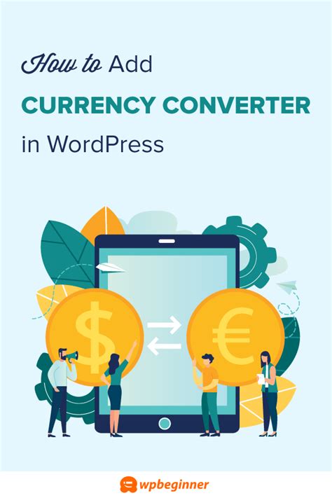 how to add a currency converter in wordpress