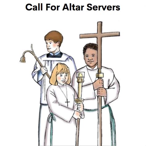 Altar Servers Clipart
