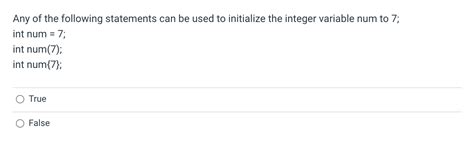 Solved The Following Statement Is A Valid C Array Chegg Com