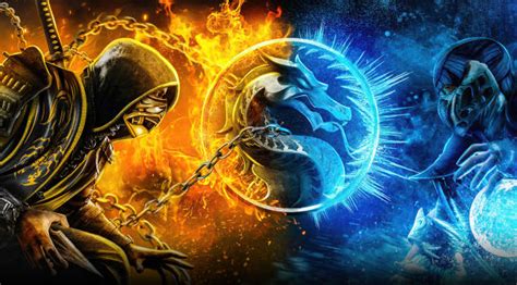 3840x1920 Scorpion X Sub Zero Mortal Kombat 4K 3840x1920 Resolution