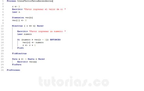 Llenarvectordatosascendentespseint Tutorias Co