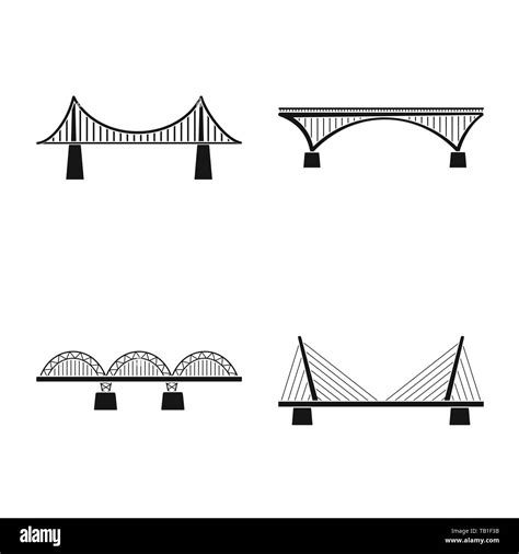 isolated object of construct and side sign set of construct and bridge stock symbol for web