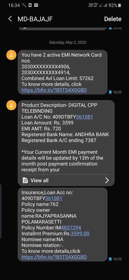 [resolved] bajaj finserv — bajaj cpp telebinding