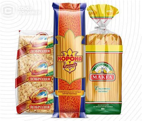 Упаковка для макаронных изделий от производителя «Союз-Полимер»