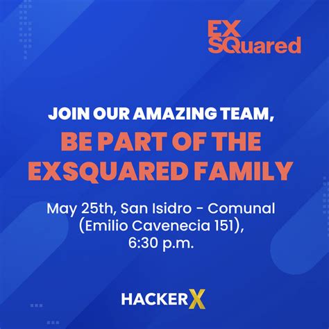 Ex Squared Latam On Linkedin Hey Hey Hey Are You Ready To Be Part Of