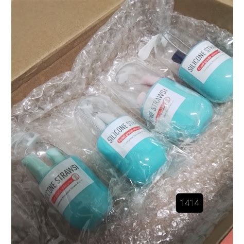 Beli 1 Percuma 1 Cute Easy Carry Silicon Straws Complete Reusable