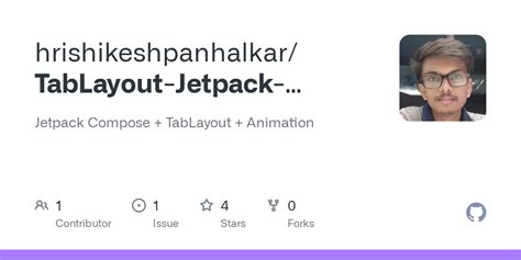 Github Hrishikeshpanhalkartablayout Jetpack Compose Jetpack Compose Tablayout Animation