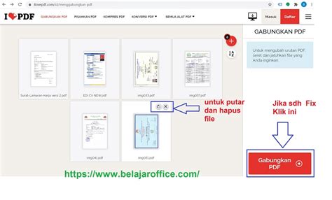Cara Menggabungkan Beberapa File Pdf Jadi Satu Belajar Office