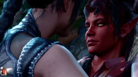 Baldurs Gate 3 Origin Karlach And Shadowheart 2nd Romance Scene Dark Justiciar Youtube