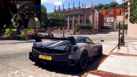 Pagani Huayra BC Forza Horizon 5 Thrustmaster T300RS YouTube