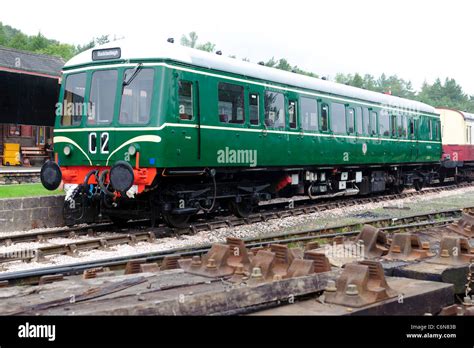 British Railways 1958 Br Class 122 Dmu W55000 At Buckfastleigh Station