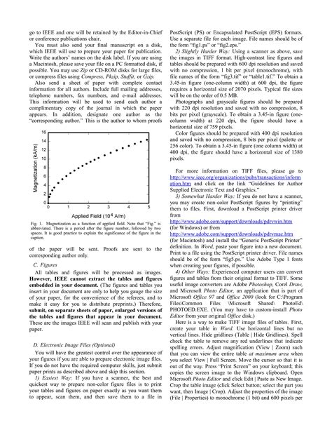 Ieee Word Template Doc