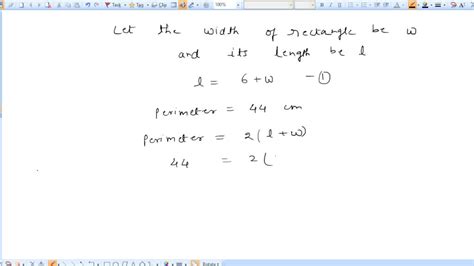 Solved A Rectangle Has Side Lengths X 3 And 2x 3 And The Area