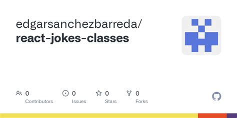 GitHub Edgarsanchezbarreda React Jokes Classes
