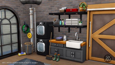 Small Spaces Laundry Room CC Pack For The Sims 4 Sixam CC