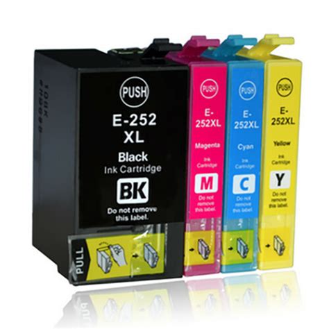 4x Generic Ink 252 252xl For Epson Workforce Wf7620 Wf7710 Wf7720 Wf7725 Ebay Australia