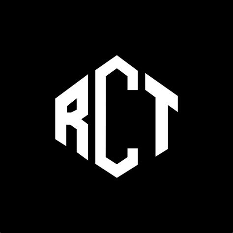 Rct Letter Logo Design With Polygon Shape Rct Polygon And Cube Shape