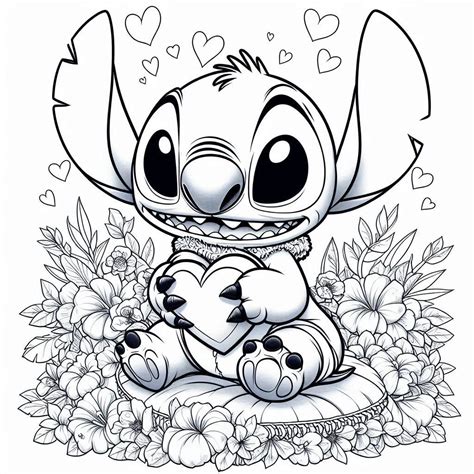 136 Stitch Kleurplaat Unieke Download En Print Gratis Desenhos Para