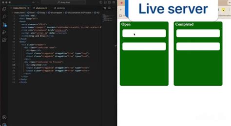 how drag and drop functionality works in javascript kahar erbol
