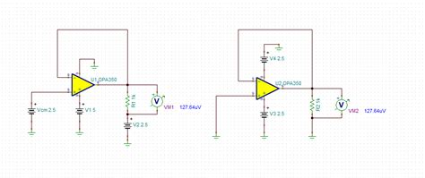 Opa350 Input Offset Voltage Calculation Using Tina Ti Opa 350 Amplifiers Forum