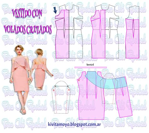 KiVita MoYo VESTIDO CON VOLADOS CRUZADOS Easy Sewing Patterns Coat