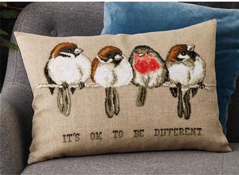Borduurpakket It S Ok To Be Different Kussen Permin Bol