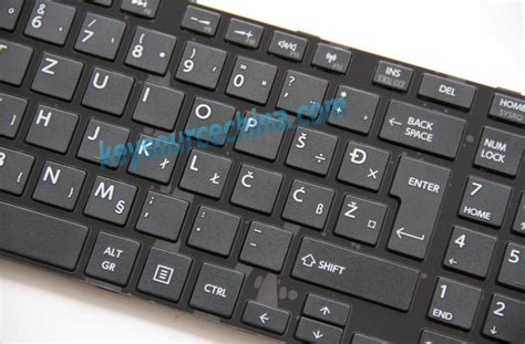 Black Toshiba Satellite C55 A C55D A C55t A Tipkovnica Slovenian