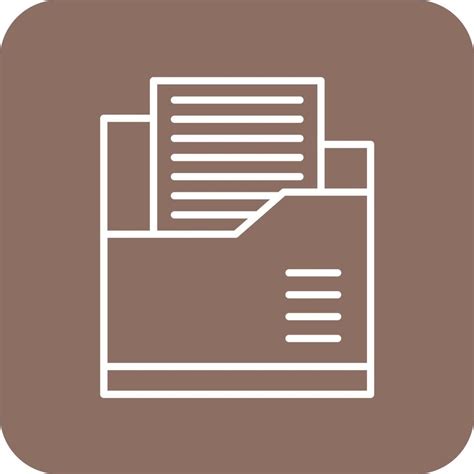 Folder Files Line Round Corner Background Icons 14811441 Vector Art At