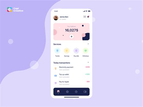 Mefi E Wallet App Ui Kit By Capi Product On Dribbble