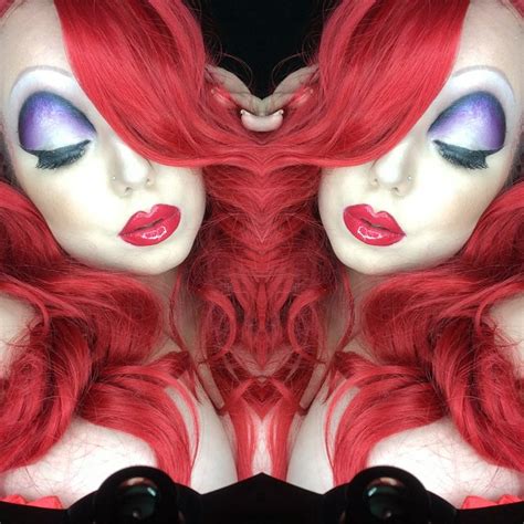 Jessica Rabbit Makeup