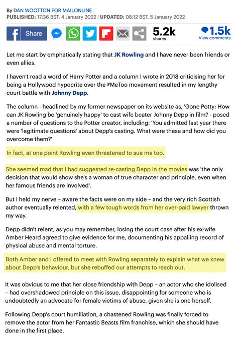 Til That Jk Rowling Refused To Meet Amber Heard When She Offered To